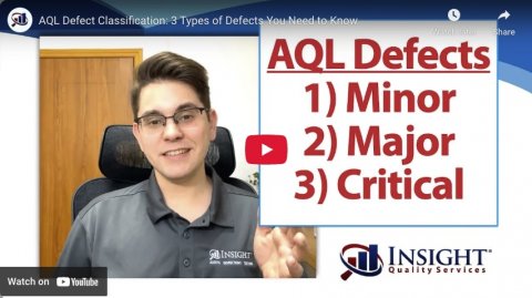 AQL Defect Classification: 3 Types of Defects in Quality Control